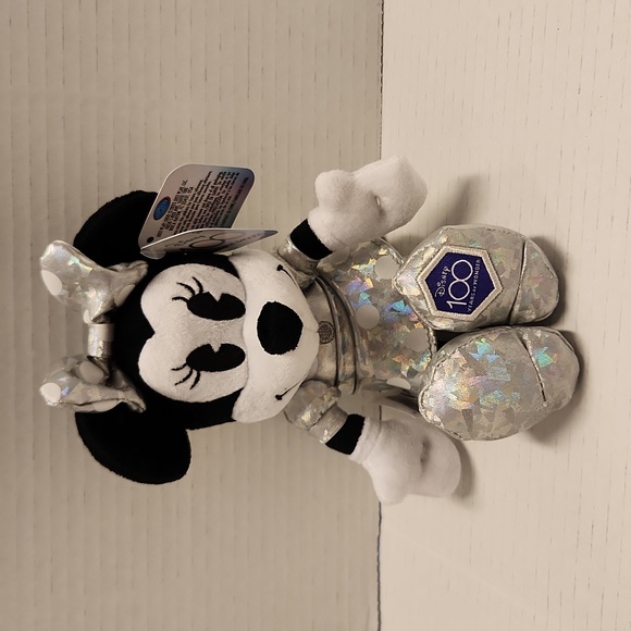 Disney | Toys | Disney 0 Years Minnie Mouse 100 Anniversary Silver ...